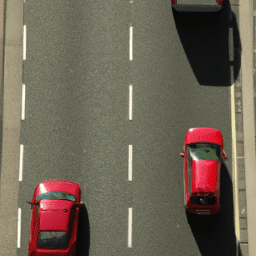 The Red Car on the Left Has Been Driving in the Bus Lane for 300m. Are ...
